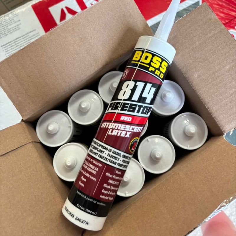 ยาแนวกันไฟ BOSS 814 Intumescent Latex Firestop | 3T-INSULATION