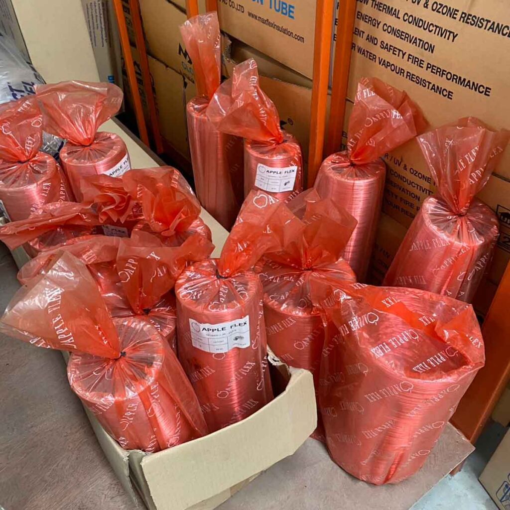 ท่อลมดูดอากาศ M-FLEX (Metalize Film) ชนิดเปลือย | 3T-INSULATION