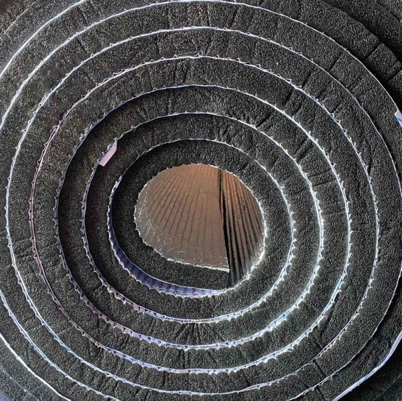 AEROCEL D/AL Black Rubber Insulation for Duct Pipes | 3T-INSULATION