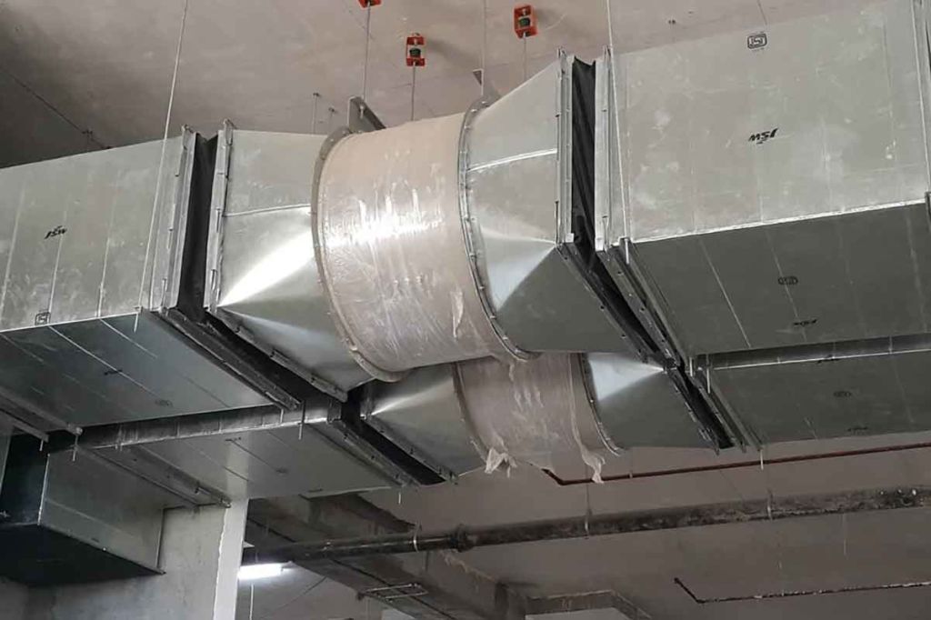 ผ้าใบท่อดักท์ขอบสังกะสี (Flexible Duct Connector) | 3T-INSULATION