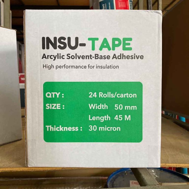INSU-TAPE เทปอลูมิเนียม เทปฟอยล์ (Aluminium Tape) | 3T-INSULATION